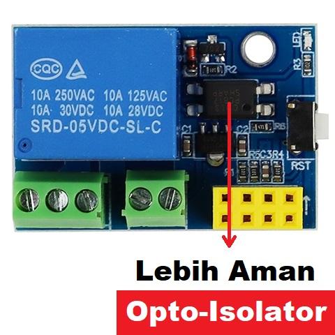 Jual ESP8266 esp01 esp 01 5v wifi relay module smart remote control IOT ...