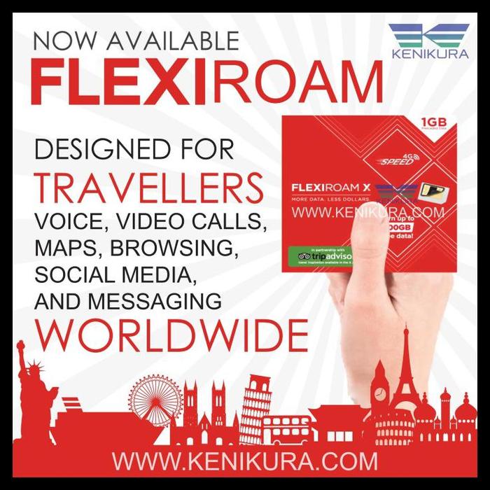 Jual FlexiRoam X STICKER Simcard international sim card Flexi Roam ...