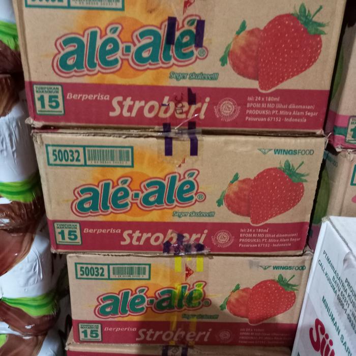 Jual Ale Ale Minuman Rasa Buah 190ml 1 dus 24 gelas - Kota Surabaya ...