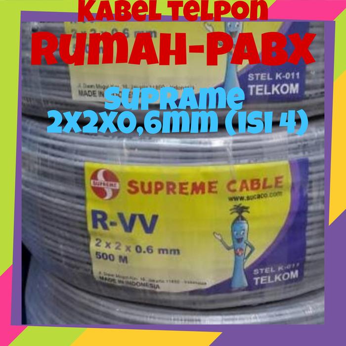 Jual KABEL TELPON ITC SUPRAME 2X2X0,6MM ISI 4 100mtr - Kota Surabaya ...