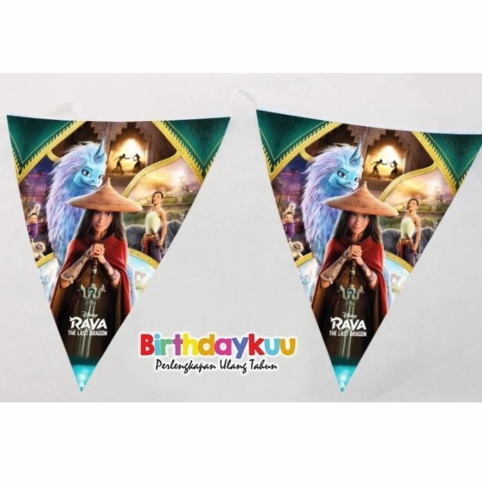 Jual Bendera Ulang Tahun atau Bunting Flag Raya Dragon Disney - Kota ...