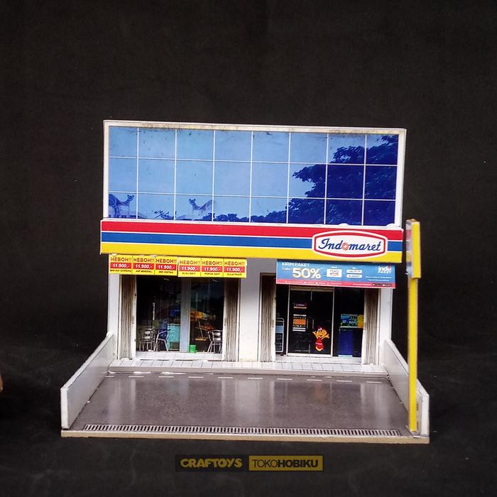 Jual Diorama Diecast Skala 64 - Miniatur Ruko Indomaret Di Seller ...