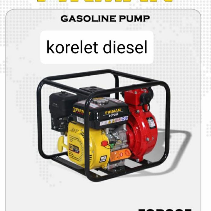 Jual Mesin Pompa Pemadam Kebakaran FGP20F 2inch FIRMAN / FIRE PUMP ...