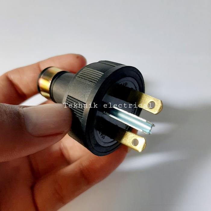 Jual Steker Streker Colokan Listrik Genset 3 Kaki Pin 15A 250Volt ...