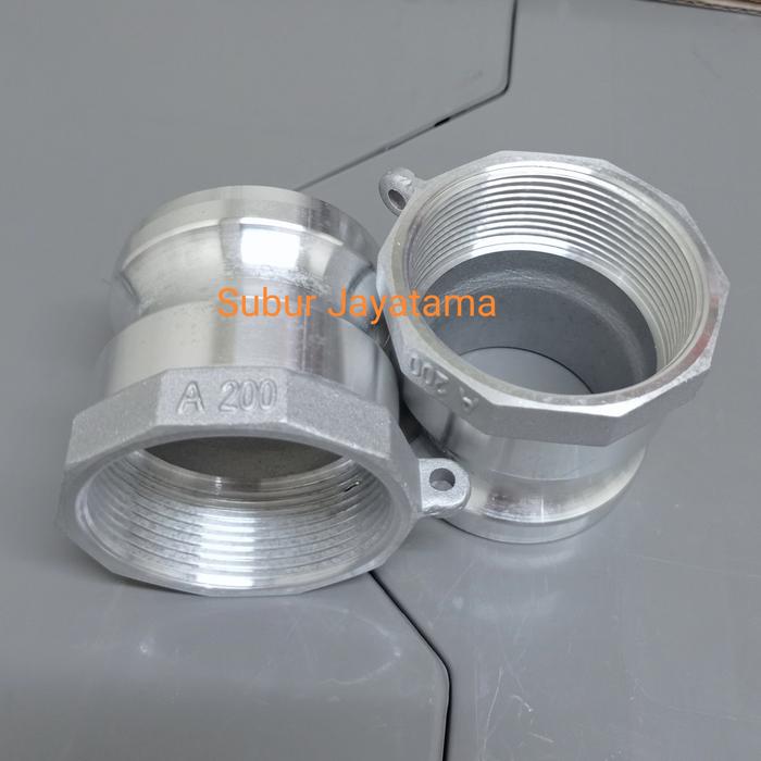 Jual Camlock Quick Coupling Alumunium A 2 " inchi A200 Male Drat Dalam ...