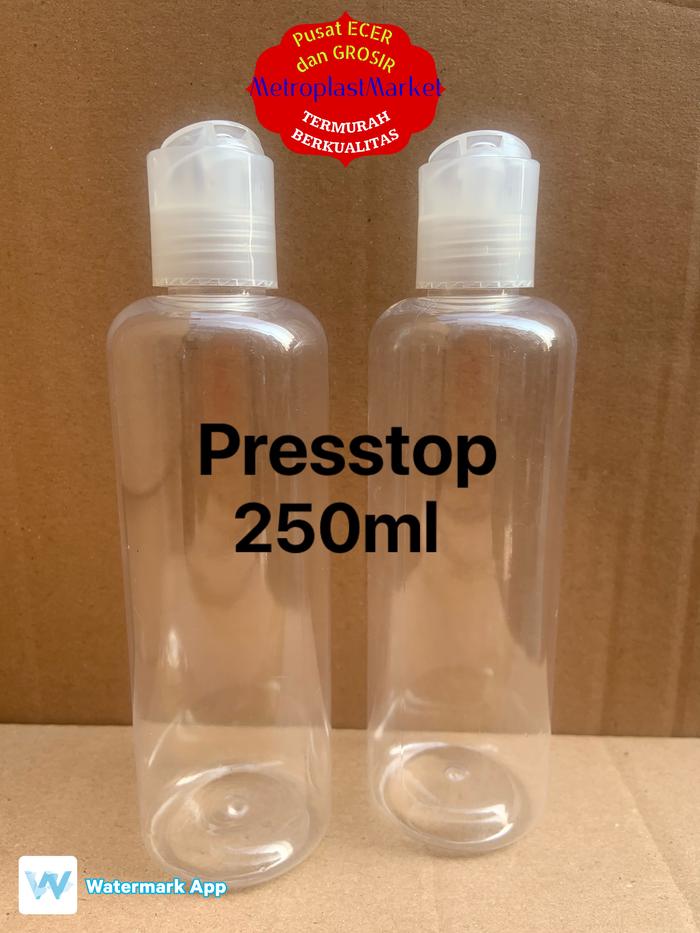 Jual Botol 250 ml PRESSTOP PET botol plastik 250 botol lotion 250ml 250 ml - Jakarta Utara ...
