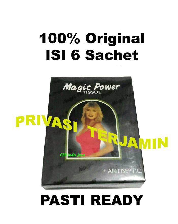 Jual Tisue Magic / Tissue Magic / Tisu Super Power Magic 1 kotak isi 6 ...
