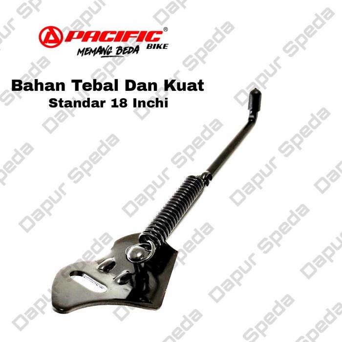 Jual standar sepeda anak 18 inchi mini BMX lipat pacific besi hitam ...