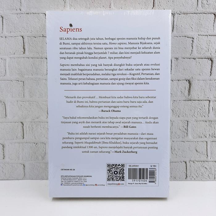 Jual Sapiens Sejarah Ringkas Umat Manusia - Yuval Noah Harari Di Seller Noelle - Cengkareng ...