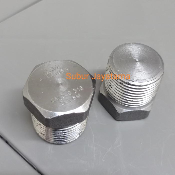 Jual Plug Besi A105 3000 Psi NPT 3/4 " inchi - Jakarta Barat - Subur ...
