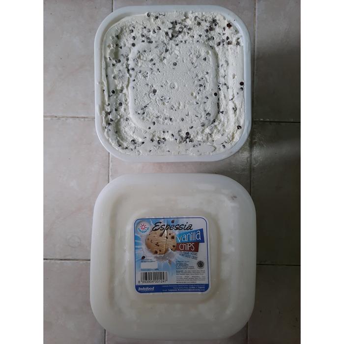 Jual Es Krim Emberan 8 Liter Indoeskrim Suprime - Vanila Chips ...