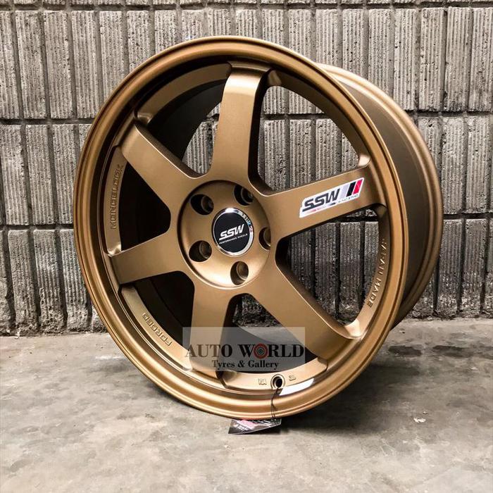 Jual Velg original SSW S202LP (TE37) ring 18 PCD 5x114.3 - Bronze - Kota Bandung - autoworld ...