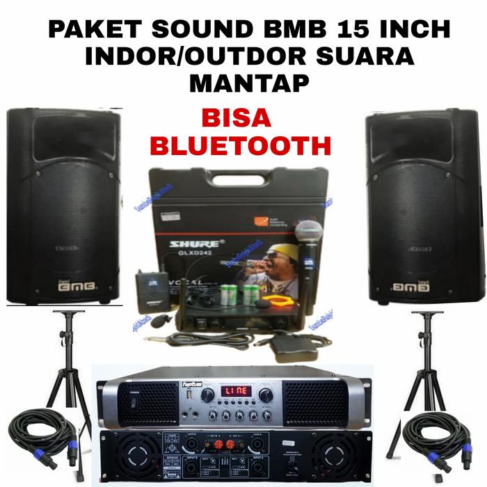 Jual PAKET SOUND BMB PASIF POWER 15 INCH INDOR DAN OUTDOR 15 INCH BLUETOOTH - Jakarta Barat ...