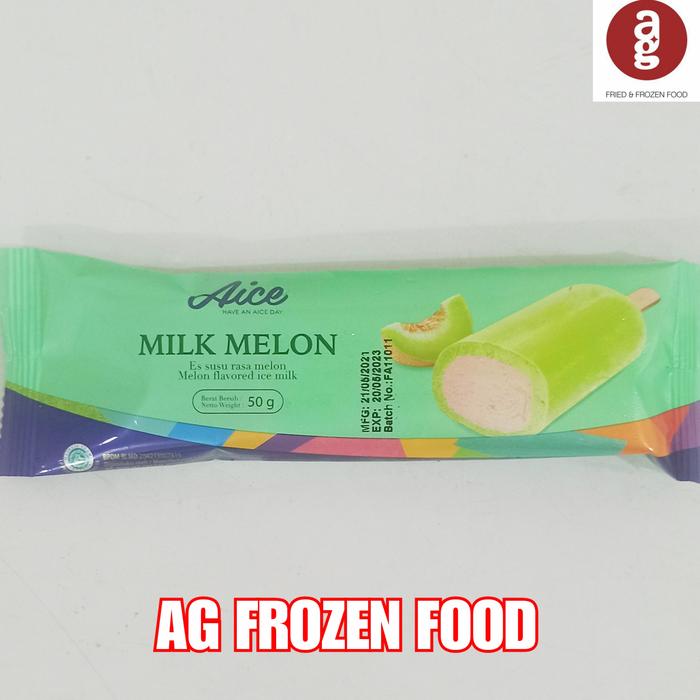 Harga Aice Ice Cream Milk Melon 60 gr hari ini Rabu, 13 Sep 2023 16.54 WIB