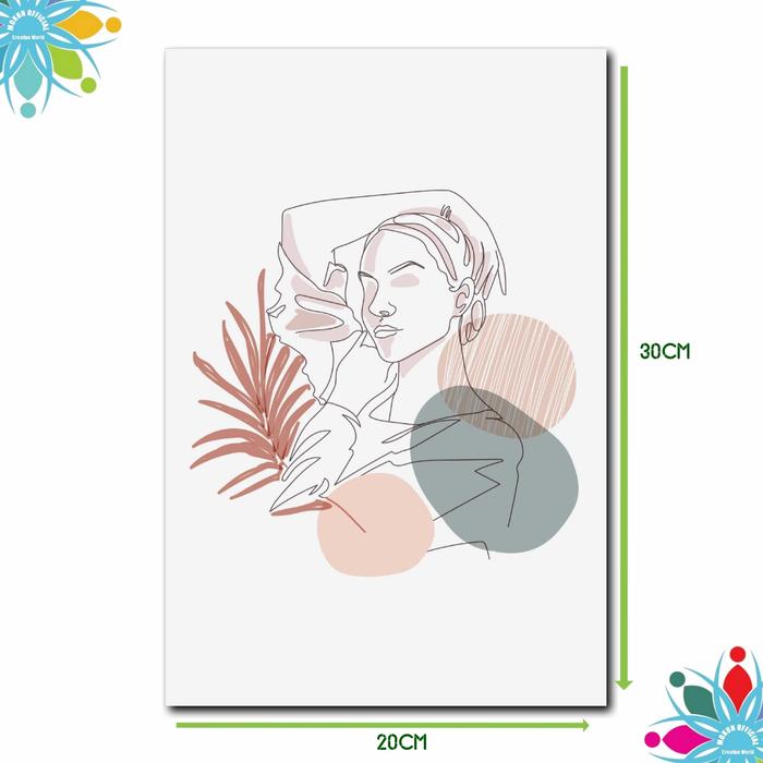 Jual Hiasan Dinding Pajangan Dinding Poster Kayu Feminim Females ...