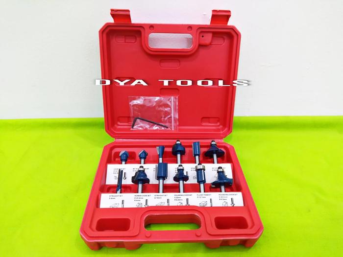 Jual MATA PROFIL TRIMER BITS / ROUTER SET 12 pcs / MATA Profile Ukir ...