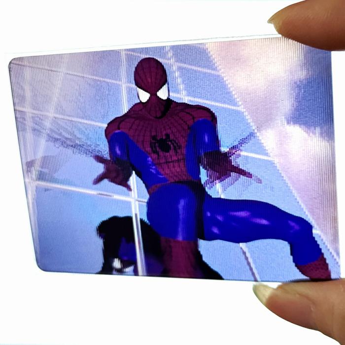 Jual 1996 Skybox Marvel Motion Virtual Vision Spider-Man 3D kartu ...