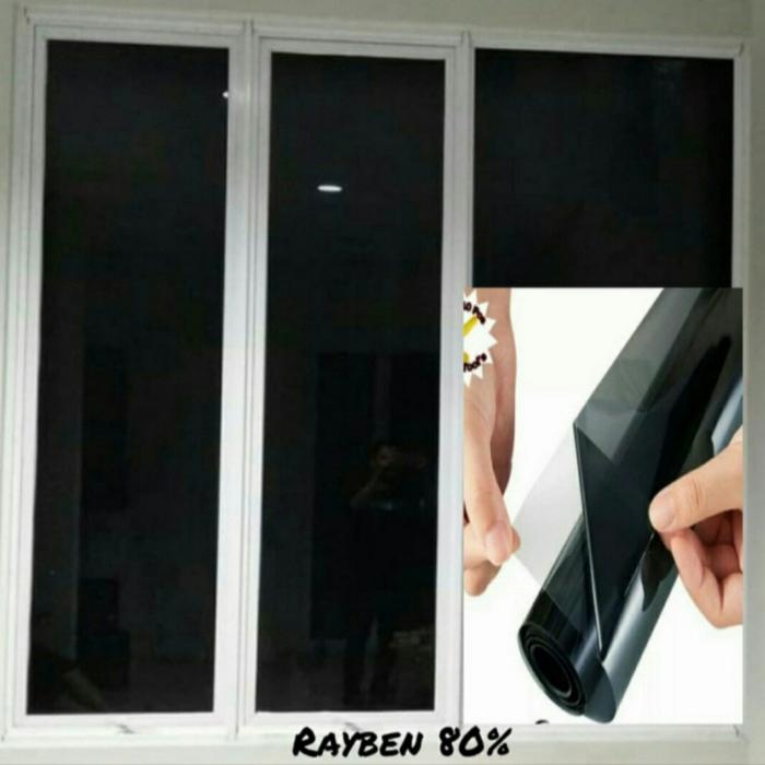 Jual crystal black stiker kaca film ryben rayben peredam panas rumah ...
