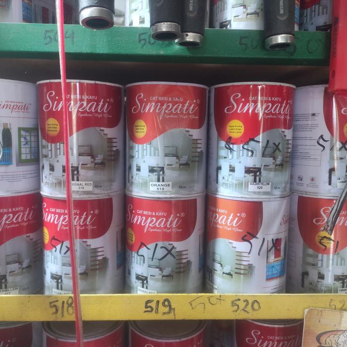 Jual CAT MINYAK SIMPATI 1kG / WARNA LENGKAP - Kota Pekanbaru - TB ...