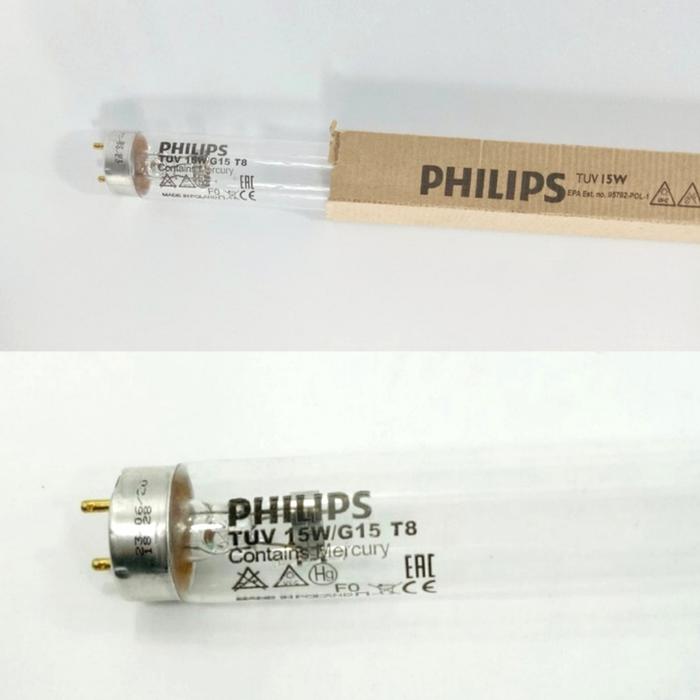 Jual Philips TUV 15watt lampu uv Germicidal Steril anti virus G15T8 ...