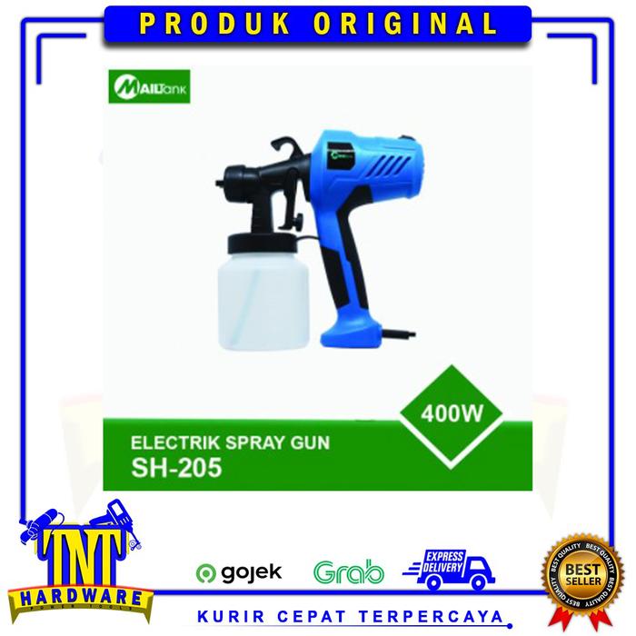 Jual MAILTANK SH-205 SPRAY GUN ELECTRIK 400 WATT - ALAT SEMPROT SPRAY ...