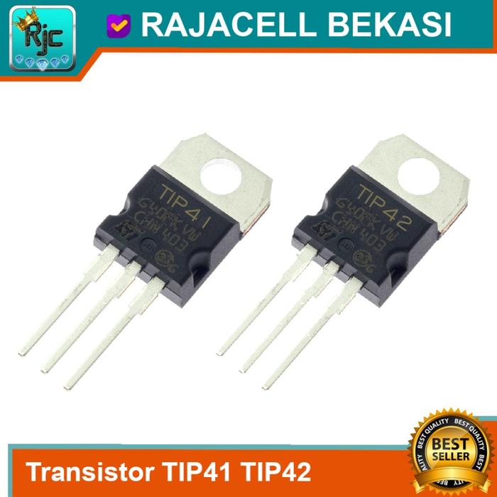 Jual Transistor TIP41 TIP42 TR Power Switching Amplifier TIP-41 TIP-42 ...