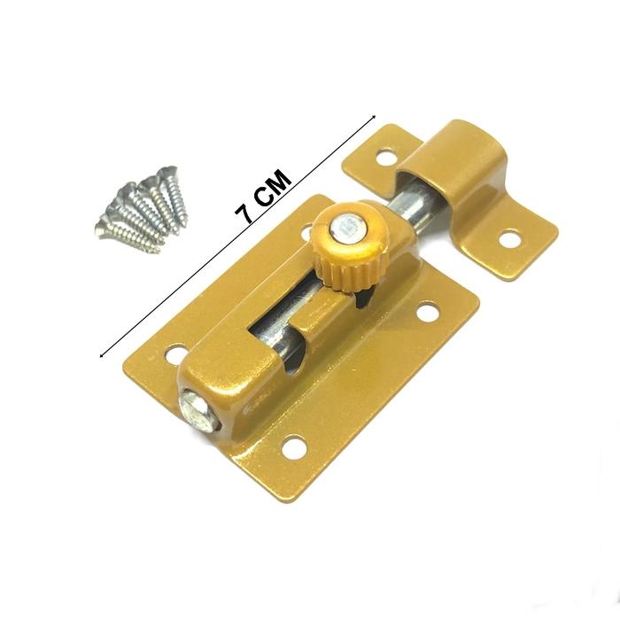 Jual GRENDEL SLOT PINTU 2 INCH / 5 CM MODEL TARIK PER / LEMARI PINTU ...