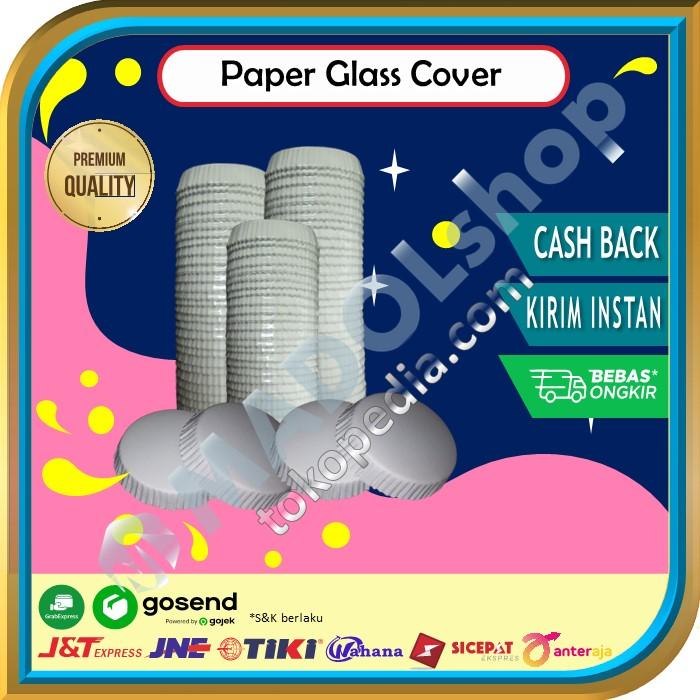 Jual Tutup Tatakan Gelas Kertas Paper Glass Lid Cover Model Gerigi ...