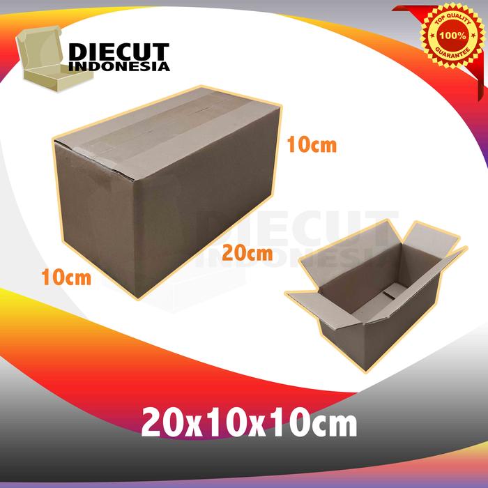 Jual Box 20x10x10 cm kardus kotak baru packing packaging polos sheet ...