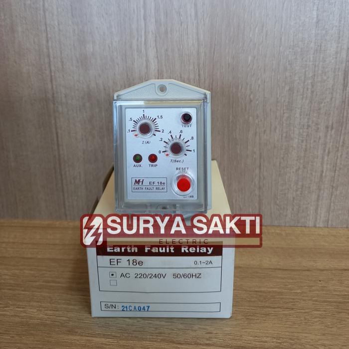 Jual EFR MH EF18e Earth Fault Relay Proteksi EF 18 e Non MTB - Jakarta ...