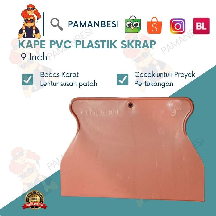 Jual Kape PVC Plastik 9 Inch Scrap Sekrap Skrap Plastic Plamir Tembok ...