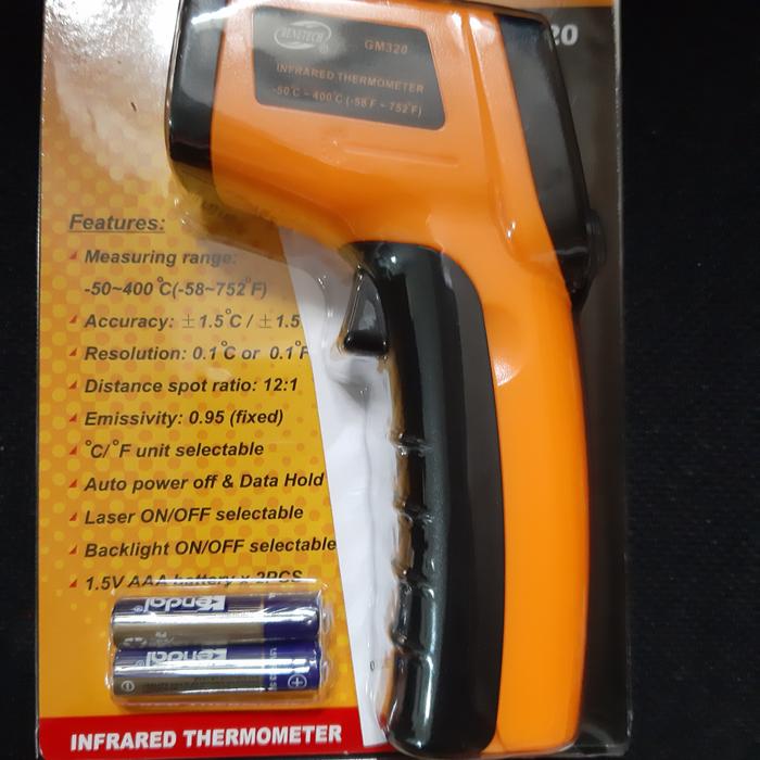 Jual Digital Thermometer gun infrared pengukur suhu panas - Kota ...