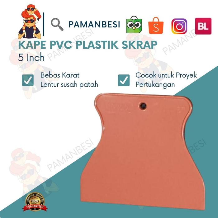 Jual Kape PVC Plastik 5 Inch Scrap Sekrap Skrap Plastic Plamir Tembok ...