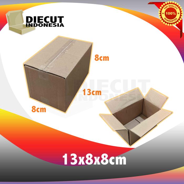 Jual Box 13x8x8 cm kardus kotak baru packing packaging polos sheet ...