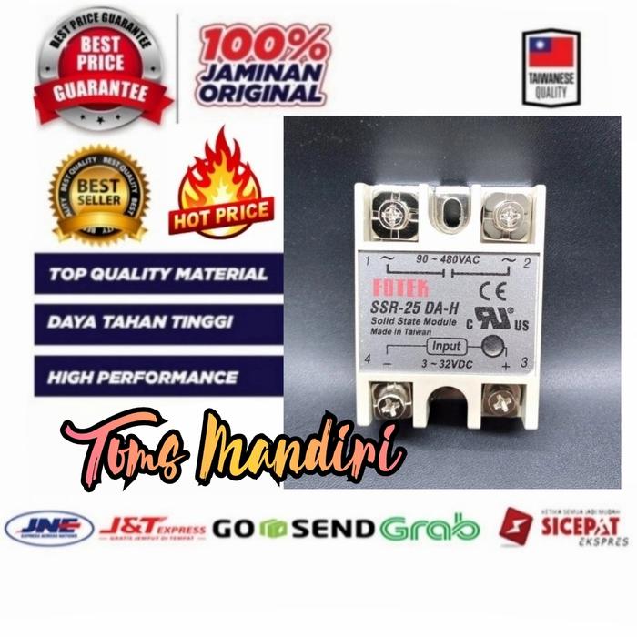 Jual Solid State Relay Fotek SSR-25DA-H / SSR 25DAH 25 Amper - Jakarta Barat - Toms Mandiri ...