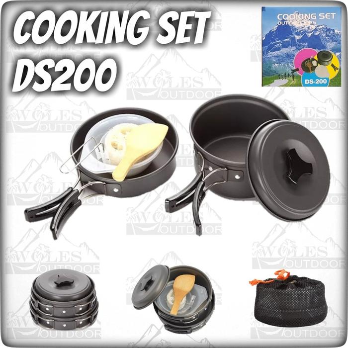 Jual Cooking Set DS 200 / Nesting DS 200 / Panci Camping - Kab. Bandung ...