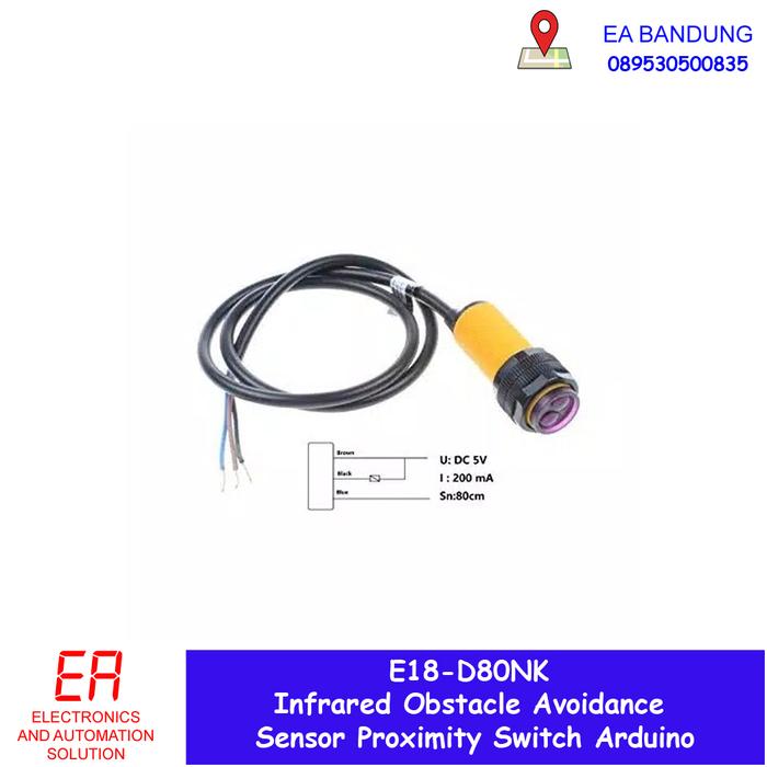 Jual E18-D80NK Infrared Obstacle Avoidance Sensor Proximity Switch ...