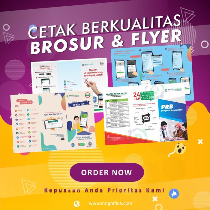 Jual Cetak Brosur flyer custom - Kota Surabaya - intigrafika souvenir | Tokopedia