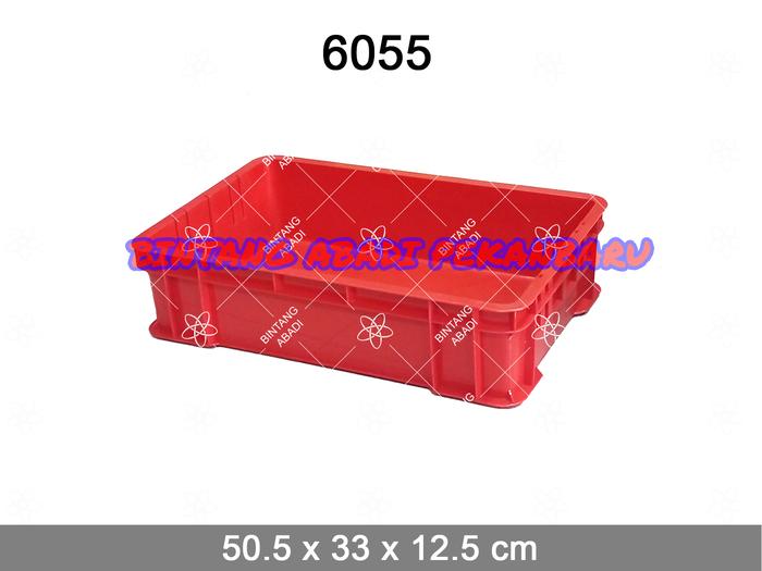 Jual 6055 KERANJANG PLASTIK CONTAINER INDUSTRI RABBIT - Biru - Kota ...