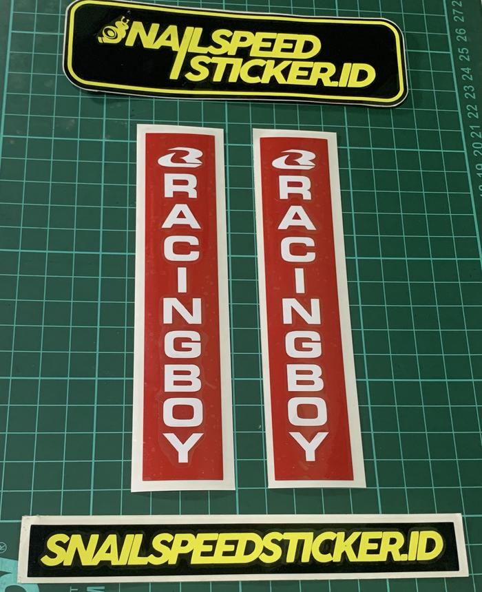 Jual Sticker logo RCB Racing boy shockbreaker bottom set 14cm - Kota ...