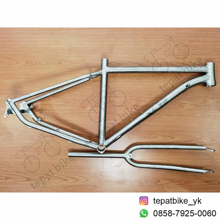 Jual Frame / Frame sepeda MTB XLR8 Titanium 27,5 size 17 - Kota ...