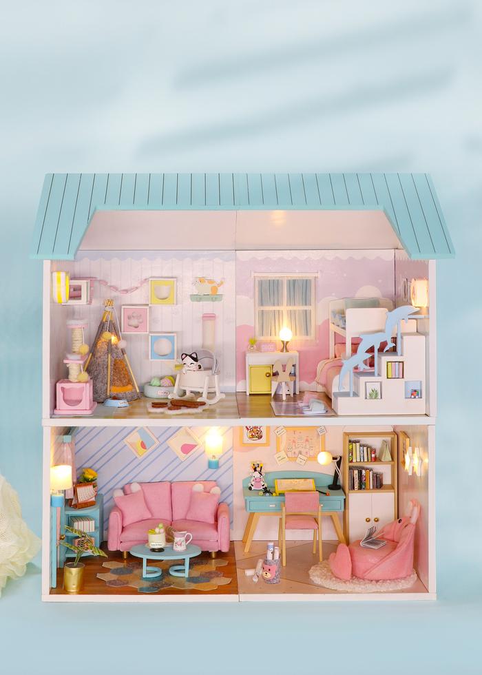 Jual ATAP ROOF MINIATUR RUMAH BONEKA MINIATURE DOLL HOUSE - TWO IN ONE ...