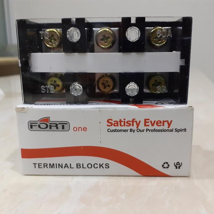 Jual Terminal Block TC-4004 / TC4004 4 Pole 400A Fort TERMINAL BLOCK ...