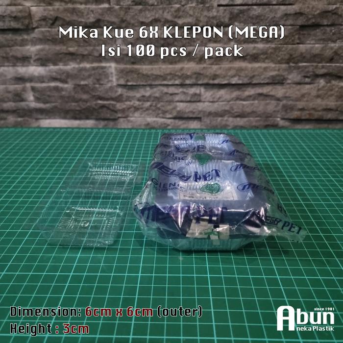 Jual Mika Kue Transparant 6X / Klepon (Mega) Isi 100pcs - Jakarta ...
