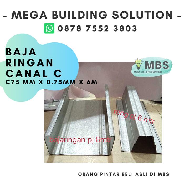 Promo Baja Ringan Canal C / Besi CNP / C75 x 0.75mm x 6m - Jakarta ...