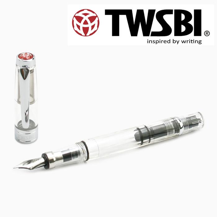 Jual TWSBI Diamond 580 Piston Filler Fountain Pen / Pulpen Pena - Clear ...