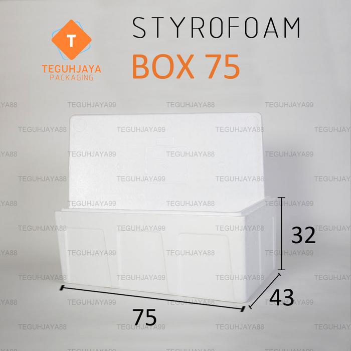 Jual Styrofoam Box 75 (75x43x32) Kwalitas Bagus, Harga Murah - Kota ...