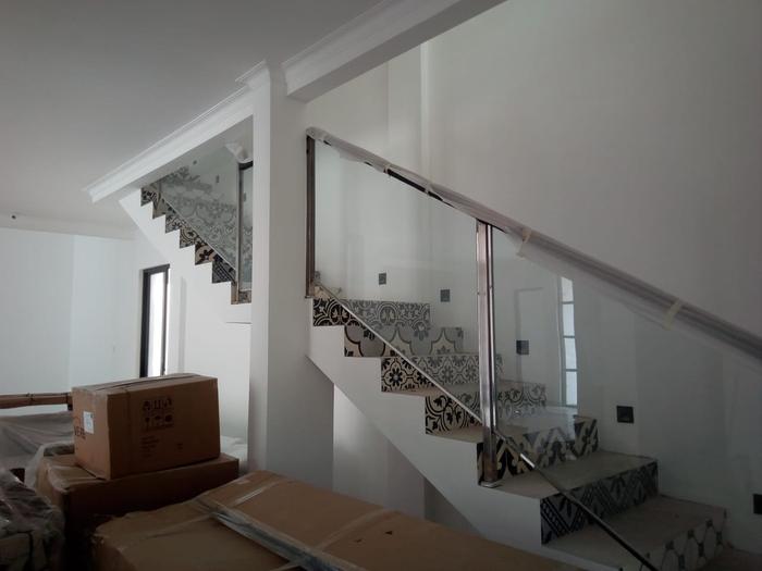 Jual Kaca Railing Tangga / Railing Tangga Kaca Tempered Glass 10 mm ...