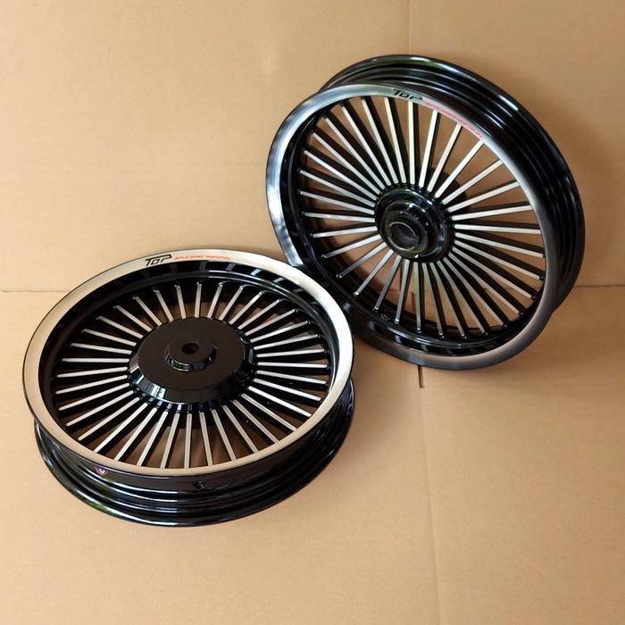 Jual Velg Ring 14 Top Retro Black Chrome Mio M3 - Jakarta Barat - INTI ...