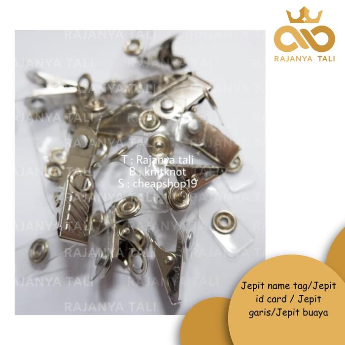 Jual Jepit name tag/Jepit id card / Jepit garis/Jepit buaya - Jakarta ...